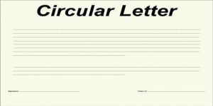 Situations that Require Circular Letter - QS Study