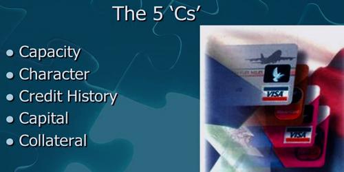 Five-C’s of Creditworthiness - QS Study