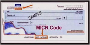Characteristics of a MICR cheque - QS Study